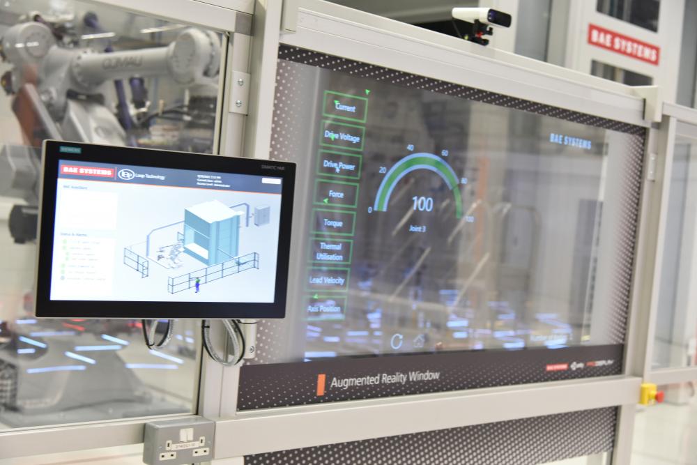 Transparent OLED seen in BAE System’s Factory of the Future