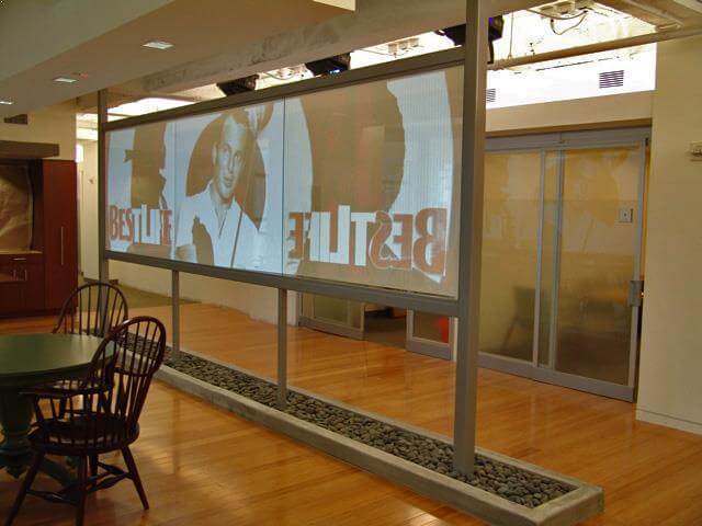 360° Dual Image Projection Screen